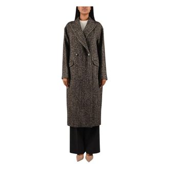 Tagliatore Doppelreihiger Wollmantel - - Coats - Damen - Braun - XS