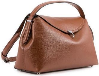 Toteme Sac &agrave; main &agrave; bandouli&egrave;re amovible et r&eacute;glable en cuir