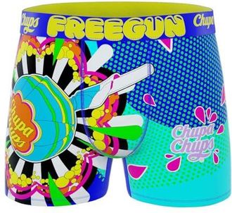 Freegun Boxer Homme Microfibre Sucette Candy (XXL, Blue CC13)