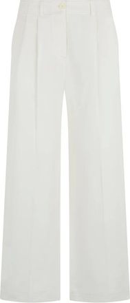Toteme Femme, Pantalons, Blanc, Taille: 38 FR Pantalon Crois&eacute; D&eacute;contract&eacute; en Twill