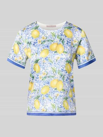 Christian Berg Blusenshirt aus Satin im Allover-Look