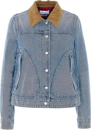Alexander McQueen Veste En Jean - Bleu