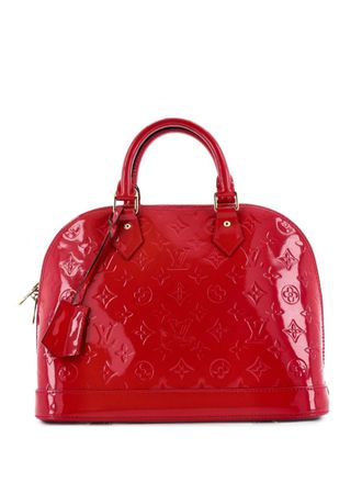 Louis Vuitton Alma Handbag Monogram Vernis PM satchel - Rosa
