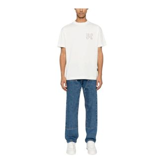 Palm Angels Homme, Jeans, Bleu, Taille: W32 Monogram Workwear Jeans