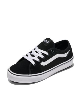 Vans Filmore Decon Damen Sneaker, Suede Canvas Black White, 36.5 EU
