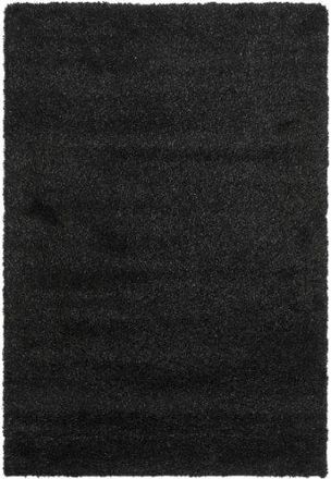 Safavieh Tapis Shag pour Salon, Salle &agrave; Manger, Chambre &agrave; Coucher - California Shag Collection, Tapis &agrave; Poil Long, Noir, 61 x 91 cm