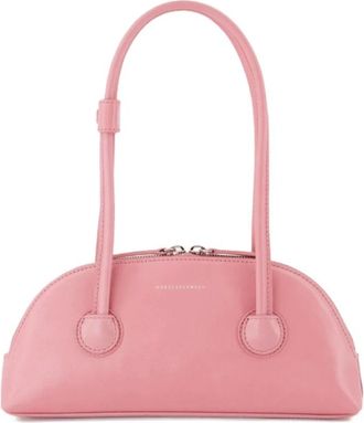 Marge Sherwood Femme, Sacs, Rose, Taille: ONE Size Sac &agrave; bandouli&egrave;re en cuir rose
