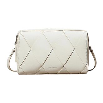 Calvin Klein Gewebte Kameratasche - - Bags - Damen - Wei&szlig; - ONE SIZE