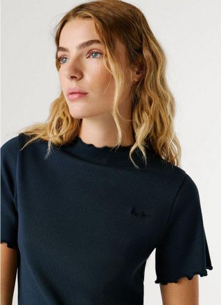 Pepe Jeans London T-Shirt NORA mit gewellten Abschl&uuml;ssen