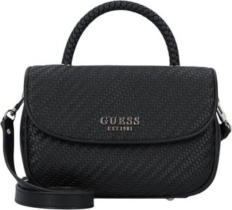 Guess Femme, Sacs, Noir, Taille: ONE Size Mirema Woven Mini Handbag