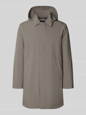 Marc O'Polo Regular Fit Funktionsmantel mit abnehmbarer Kapuze