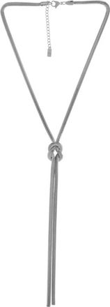 Dansk Copenhagen Silber plattiertes Knoten-Halskette - - Accessories - Damen - Grau - ONE SIZE