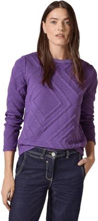 Cecil B322263 T-Shirt avec Motif structur&eacute; 3D, Lilas Sauvage, XXL Femmes