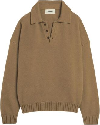 A Paper Kid Homme, Pulls, Brun, Taille: XL Polo In Maglia