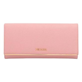 Prada Pre-owned Leather Wallet - - Pre-owned - Damen - Rosa - ONE SIZE