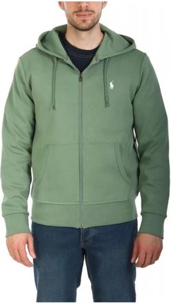 Ralph Lauren Homme, Sweatshirts et sweats &agrave; capuche, Vert, Taille: XL Lsfzhoodm1 Long Sleeve SweaT-shirt