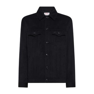 Sun 68 Wollmischungs-Overshirt - - Jackets - Herren - Schwarzk - M
