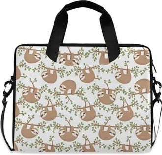 Alaza Sac pour ordinateur portable de 40,6 &agrave; 15,6 avec motif de chat mignon et dempreintes de pieds, sac pour ordinateur portable de 40,6 &agrave; 15,6 cm, sacoche