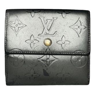 Louis Vuitton Portefeuille en cuir vintage Pre-owned - Femme - Pre-owned - Noir - Taille: ONE Size