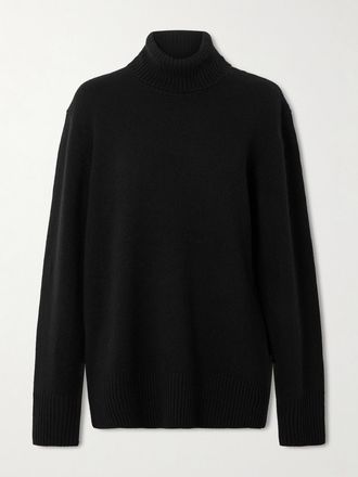 Toteme Pull À Col Roulé En Cachemire - Noir