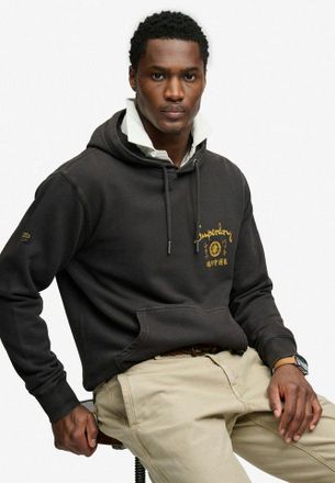 Superdry Kapuzensweatshirt TOKYO NARRATIVE LOOSE HOOD mit coolem Tattoo-Print