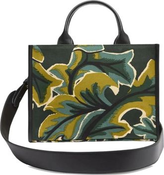 Inouï Editions sac à main à fleurs - Vert