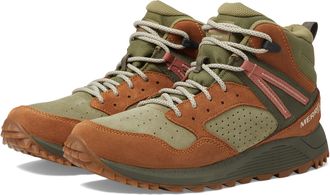 Merrell Herren Wildwood Mid Ltr Wp Sneaker, Wald, 47 EU