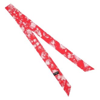 Chanel Pre-owned Vintage Scarf - Femme - Pre-owned - Rouge - Taille: ONE Size