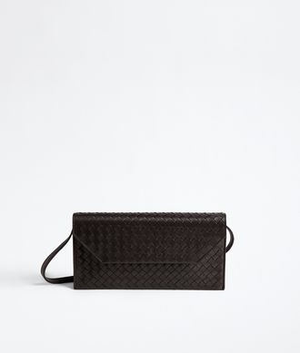 Bottega Veneta Pochette Enveloppe Intrecciato Piccolo - Marron - Femme - Unisex