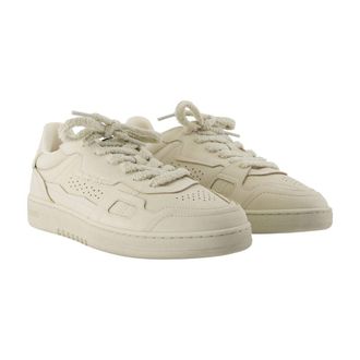 Axel Arigato Mens Dice Patchwork Sneaker Beige Calfskin