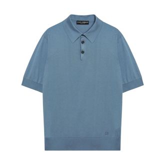 Dolce & Gabbana Polo - - Tops - Herren - Blau - S