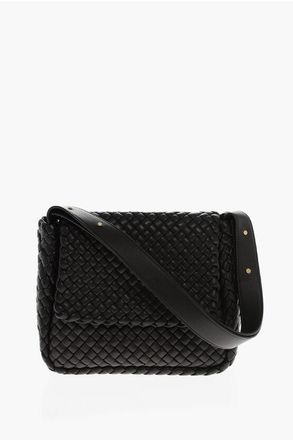 Bottega Veneta Braided Leather Saddle Bag Gr&ouml;&szlig;e Unica