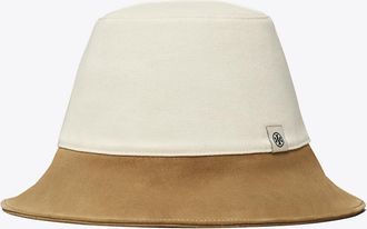 Tory Burch Damen Fischerhut in Colorblock-Optik