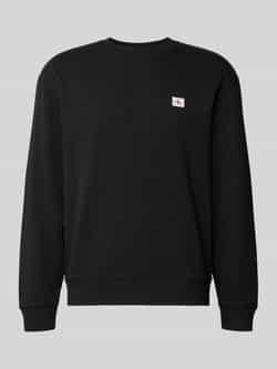 Calvin Klein Jeans Sweatshirt mit Label-Detail und Rundhalsausschnitt