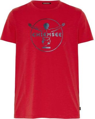 Chiemsee T-Shirt mit changierendem CHIEMSEE Printrint - GOTS zertifiziert