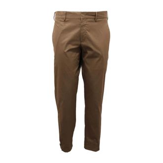 PT01 Pt01, Homme, Pantalons, Vert, Taille: L Pantalon Stretch Zeta CO Vert