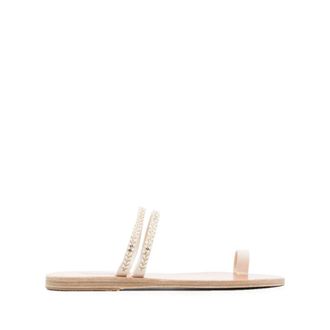 Ancient Greek Sandals Wei&szlig;e Rindsleder Freizeitsandalen - - Shoes - Damen - Wei&szlig; - 40 EU
