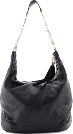 Gucci Soho Chain Leather Medium hobo bag - Noir