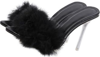 Yarnow Sandales Femmes &agrave; Talons Hauts Stables pour Pantoufles &Eacute;l&eacute;gantes Antid&eacute;rapantes pour Soir&eacute;es Mariages et Sorties Ext&eacute;rieur Confort