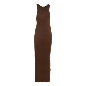 Entire studios Midi Muskelshirt-Kleid - - Dresses - Damen - Braun - XS