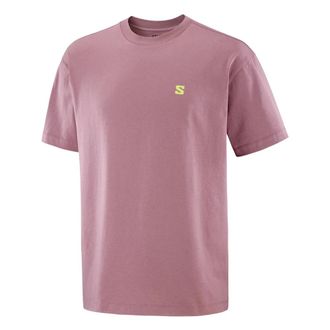 Salomon Homme, Tops, Violet, Taille: S T-Shirt Graphique Logo Rond