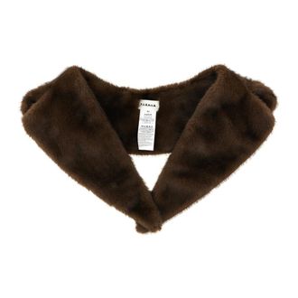 P.A.R.O.S.H. Eco Fur Neck - - Accessories - Damen - Braun - ONE SIZE