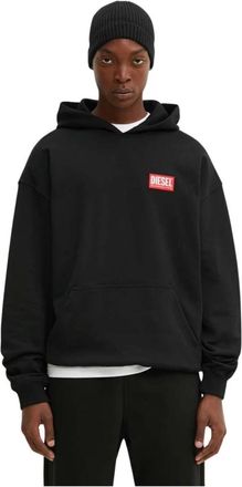 Diesel Herren, Sweatshirts & Hoodies, Schwarzk, SGr&ouml;&szlig;e