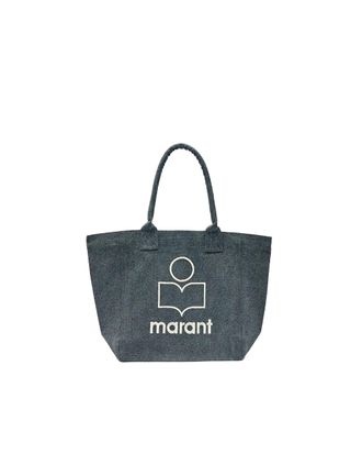 Isabel Marant Embroidered Logo Tote Bag - Black