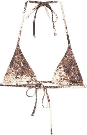 Frankies Bikinis Femme, Maillots de bain, Brun, Taille: 40 FR Paradise Micro Halter Bikini Top