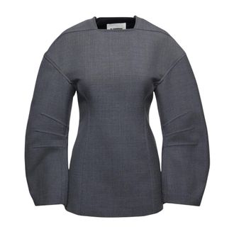 Jil Sander TOP 94 - - Blouses & Shirts - Damen - Grau - L