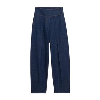 Ami Femme, Jeans, Bleu, Taille: W28 Jean Coupe Ballon