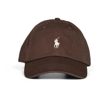 Polo Ralph Lauren Femme, Accessoires, Brun, Taille: ONE Size Twill Classic Sport Cap