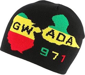 Nyls Cr&eacute;ation Bonnet Noir Gwada 971 - Taille Unique - Noir