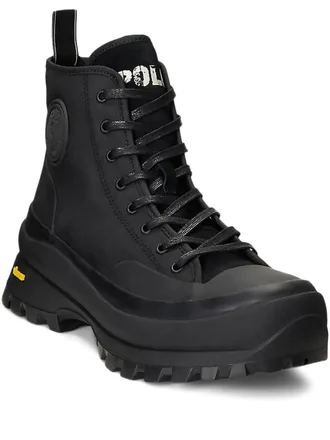 Polo Ralph Lauren Wanderstiefel mit Logo-Applikation - Schwarz